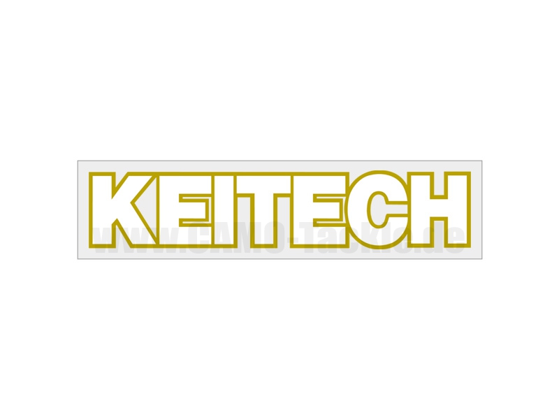KEITECH Aufkleber - (160 x 40 mm), CAMO-Tackle Shop