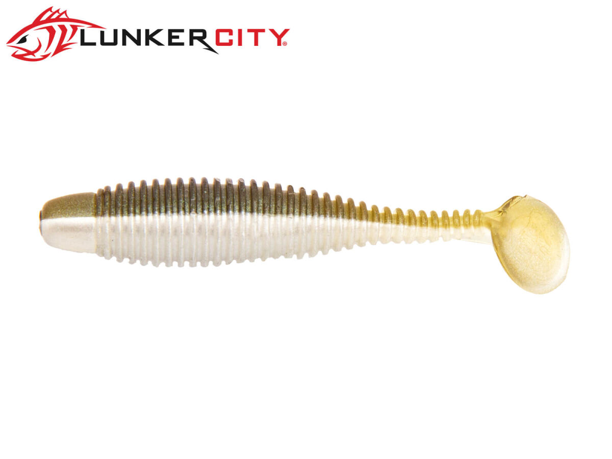 Lunker City 2" Grubster Gummifisch Swimbait - CAMO-Tackle Shop